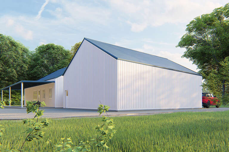 Barn Plan - 2,000 Square Feet, 3 Bedrooms, 2 Bathrooms | Floor Plan ...