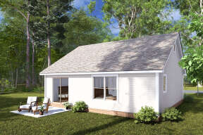 Country Plan - 820 Square Feet, 2 Bedrooms, 2 Bathrooms | Floor Plan ...