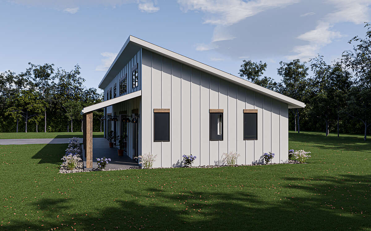 Barn Plan - 1,170 Square Feet, 2 Bedrooms, 2 Bathrooms | Floor Plan ...