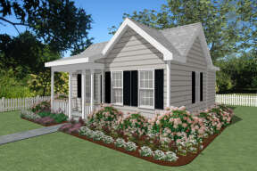 Cottage Plan - 495 Square Feet, 1 Bedroom, 1 Bathroom | Floor Plan ...