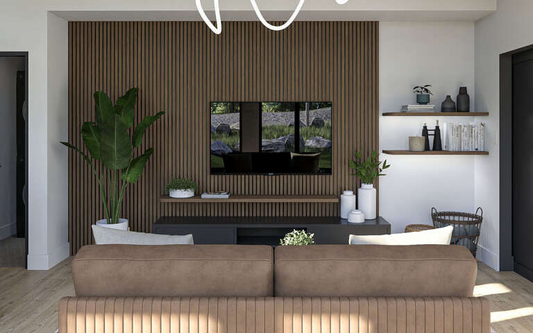 Modern Plan - 583 Square Feet, 1 Bedroom, 1 Bathroom | Floor Plan #963 ...