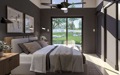 Modern Plan - 583 Square Feet, 1 Bedroom, 1 Bathroom | Floor Plan #963 ...