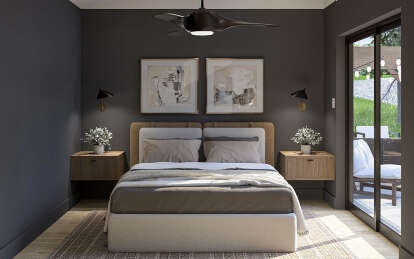 Modern Plan - 583 Square Feet, 1 Bedroom, 1 Bathroom | Floor Plan #963 ...