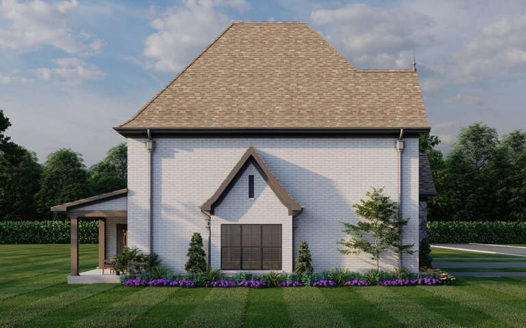 French Country Fourplex Plan - 1,510 Square Feet, 2 Bedrooms, 2.5 ...