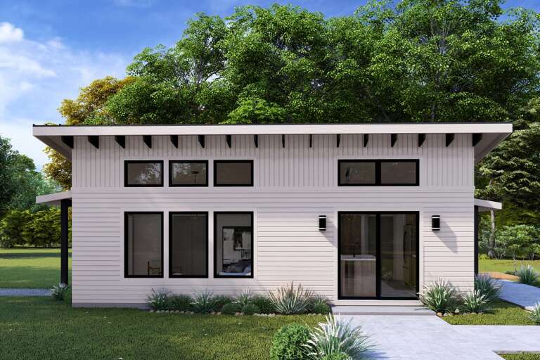 Modern Plan - 720 Square Feet, 1 Bedroom, 1 Bathroom | Floor Plan #7011 ...