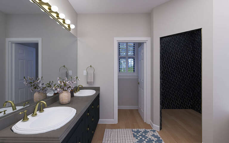 Modern Transitional Plan - 3,163 Square Feet, 5 Bedrooms, 3.5 Bathrooms ...