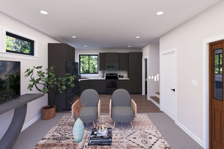 Modern Plan - 782 Square Feet, 1 Bedroom, 1.5 Bathrooms | Floor Plan ...