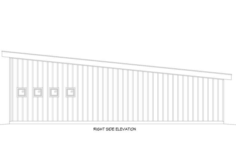 Modern 7 Car Garage Plan - 4,536 Square Feet, 1 Bedroom, 2 Bathrooms ...