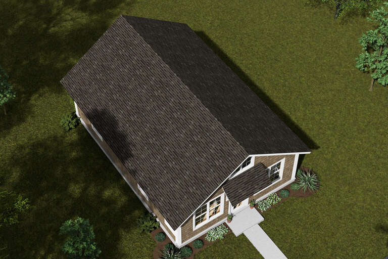 Cottage Plan - 693 Square Feet, 2 Bedrooms, 2 Bathrooms | Floor Plan ...
