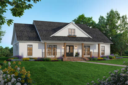 Modern Farmhouse Plan: 2,085 Square Feet, 3 Bedrooms, 2.5 Bathrooms ...