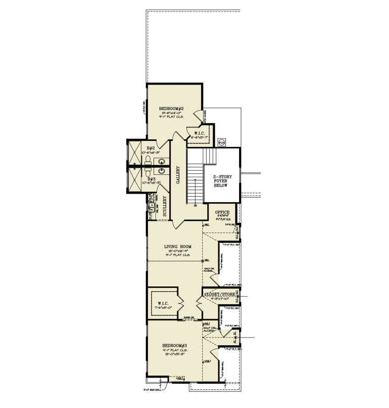 Modern Farmhouse Plan - 4,339 Square Feet, 3-6 Bedrooms, 3.5 Bathrooms | Floor Plan #699-00404 ...
