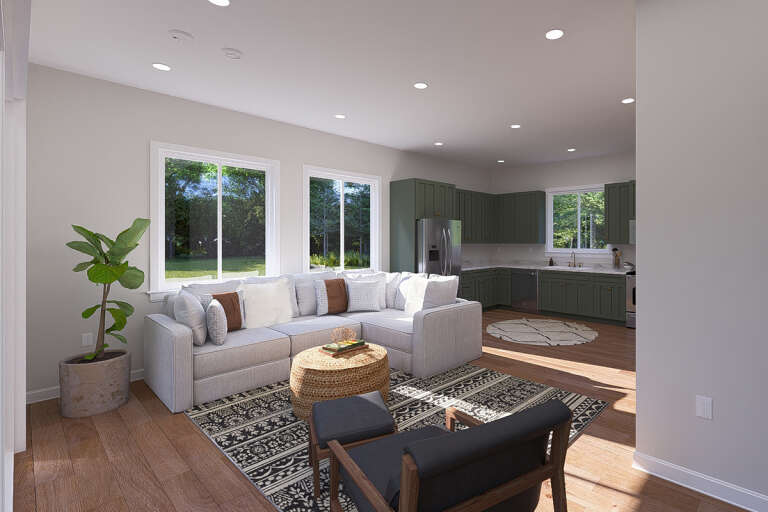 Traditional Plan - 1,255 Square Feet, 1 Bathroom | Floor Plan #2802 ...