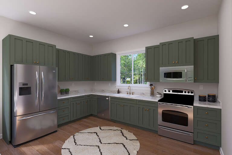 Traditional Plan - 1,255 Square Feet, 1 Bathroom | Floor Plan #2802 ...