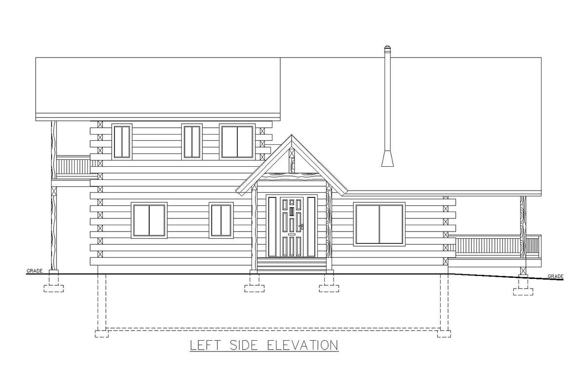 Log Plan - 2,345 Square Feet, 3 Bedrooms, 2.5 Bathrooms | Floor Plan ...