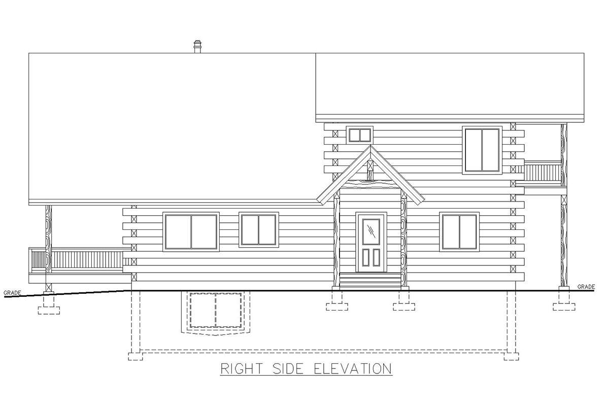 Log Plan - 2,345 Square Feet, 3 Bedrooms, 2.5 Bathrooms | Floor Plan ...