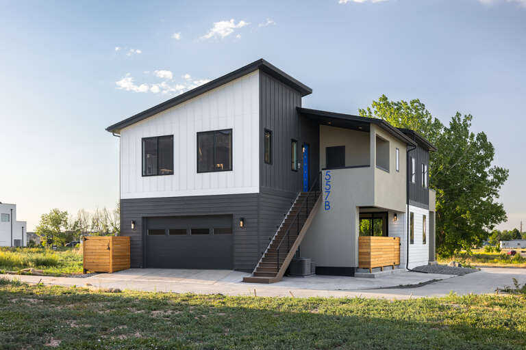 Modern Duplex Plan - 765 Square Feet, 1-2 Bedrooms, 2.5 Bathrooms ...