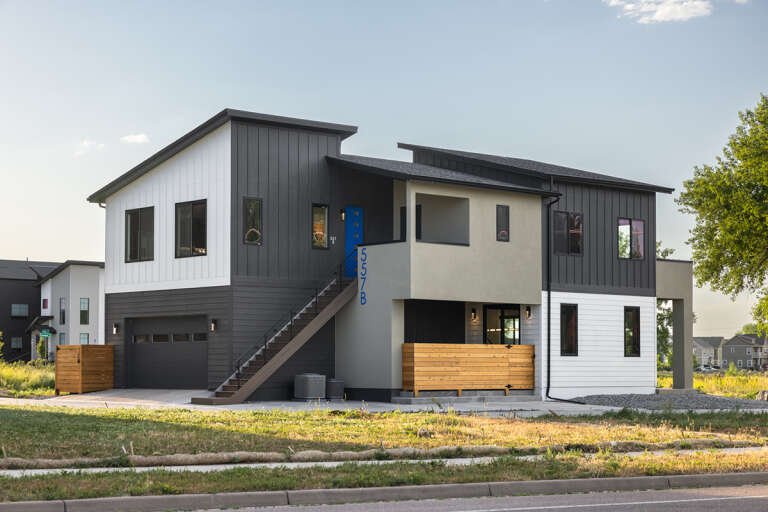 Modern Duplex Plan - 765 Square Feet, 1-2 Bedrooms, 2.5 Bathrooms ...