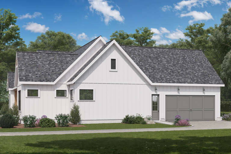 Modern Farmhouse Plan - 2,080 Square Feet, 3 Bedrooms, 2.5 Bathrooms ...