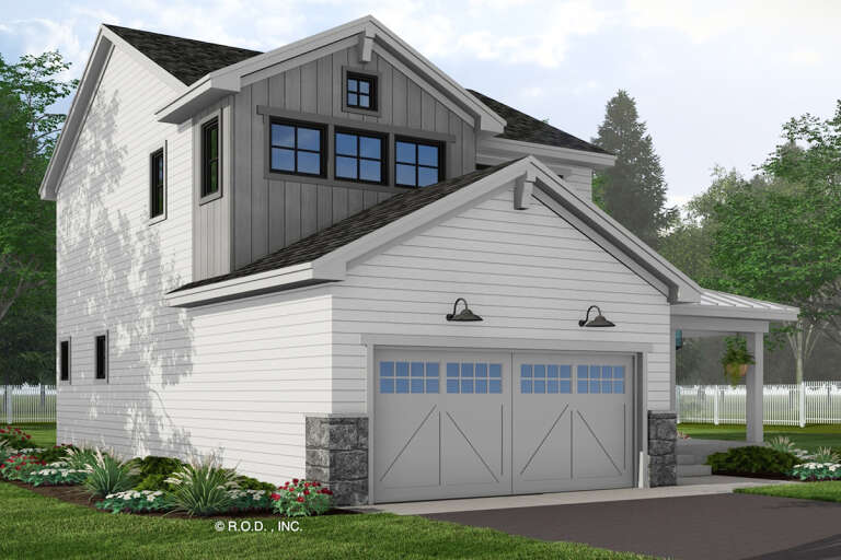 Modern Farmhouse Plan - 1,871 Square Feet, 3 Bedrooms, 2.5 Bathrooms ...