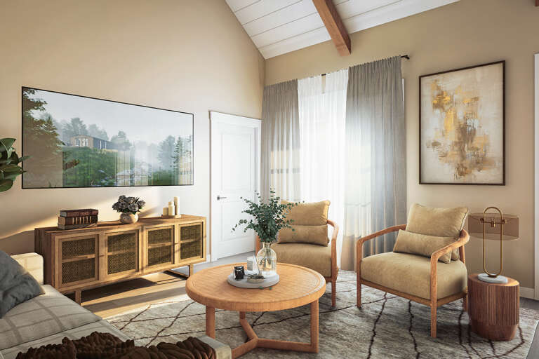 Modern Farmhouse Plan - 1,494 Square Feet, 3-4 Bedrooms, 2 Bathrooms | Floor Plan #009-00449 ...