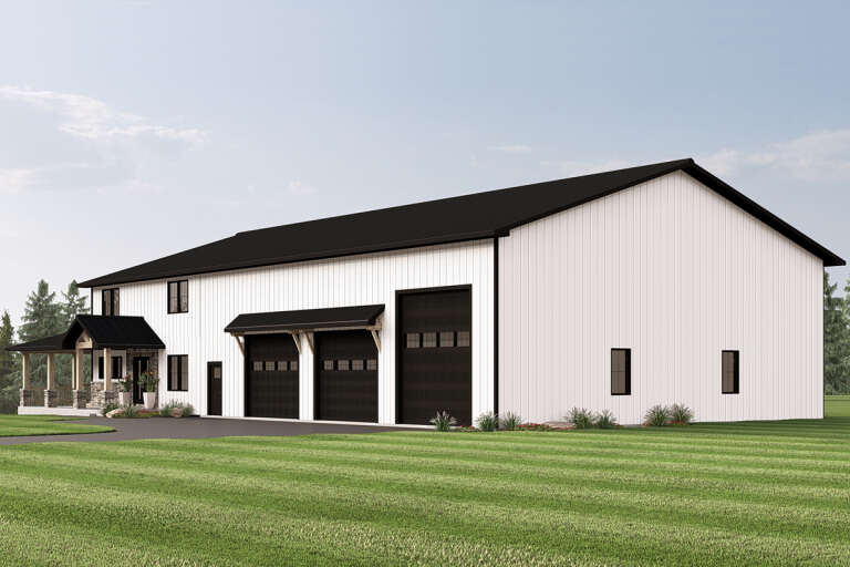 Barn Plan - 3,052 Square Feet, 4-5 Bedrooms, 5 Bathrooms | Floor Plan #5032-00362 | America's ...