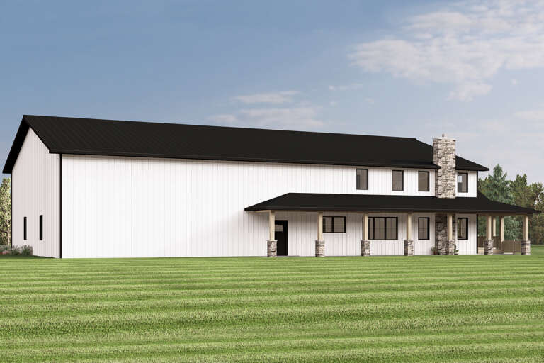 Barn Plan - 3,052 Square Feet, 4-5 Bedrooms, 5 Bathrooms | Floor Plan #5032-00362 | America's ...