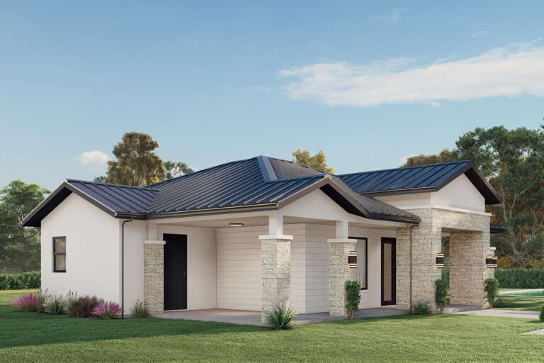 Modern Transitional Plan - 1,453 Square Feet, 2 Bedrooms, 2 Bathrooms | Floor Plan #8314-00037 ...