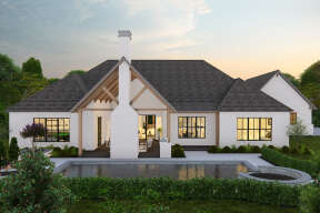 Modern Farmhouse Plan - 3,620 Square Feet, 4 Bedrooms, 4 Bathrooms ...