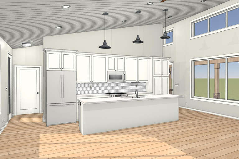 Modern Plan - 1,400 Square Feet, 2 Bedrooms, 2 Bathrooms | Floor Plan ...