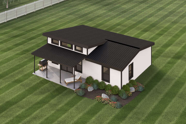 Modern Plan - 875 Square Feet, 1 Bedroom, 1 Bathroom | Floor Plan #5032 ...