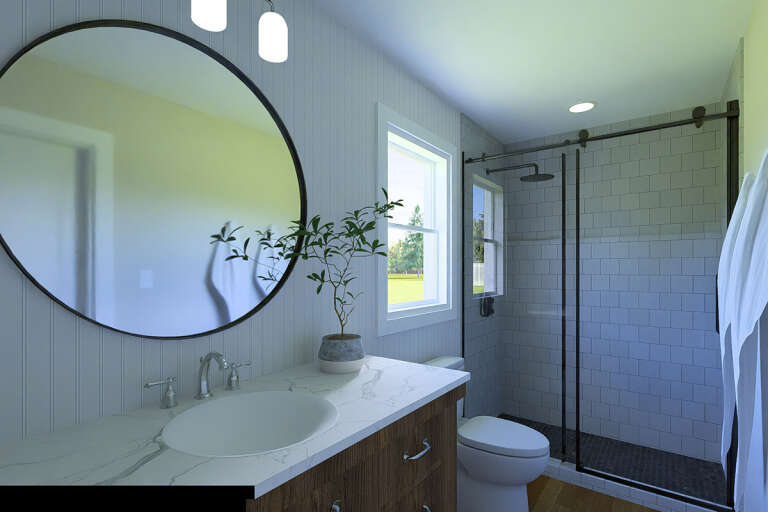 Modern Plan - 875 Square Feet, 1 Bedroom, 1 Bathroom | Floor Plan #5032 ...