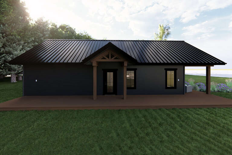 Craftsman Plan - 1,144 Square Feet, 3 Bedrooms, 1 Bathroom | Floor Plan ...