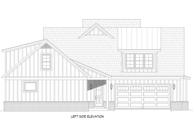 Modern Farmhouse Plan - 3,472 Square Feet, 5 Bedrooms, 3.5 Bathrooms ...