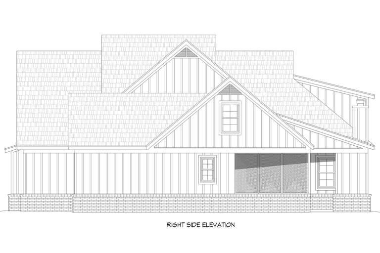 Modern Farmhouse Plan - 3,472 Square Feet, 5 Bedrooms, 3.5 Bathrooms ...