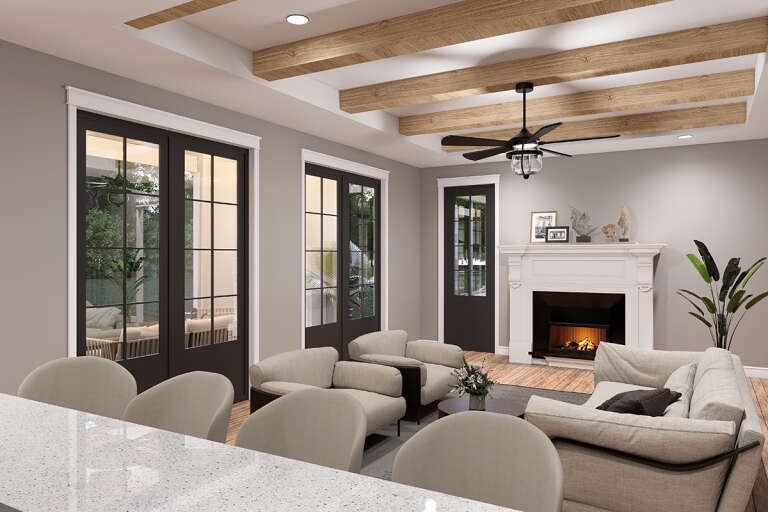 Modern Farmhouse Plan - 3,472 Square Feet, 5 Bedrooms, 3.5 Bathrooms ...