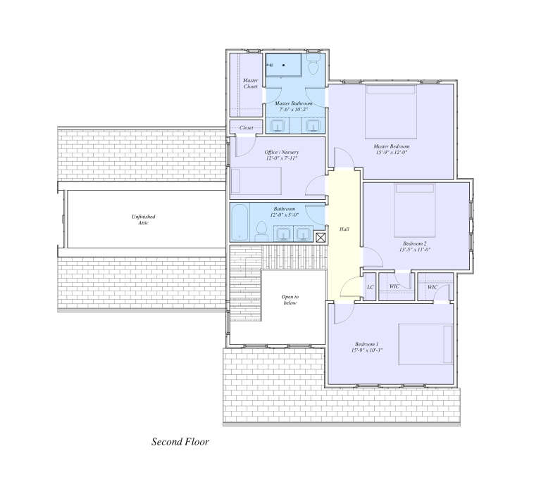Modern Farmhouse Plan - 1,833 Square Feet, 4 Bedrooms, 2.5 Bathrooms ...