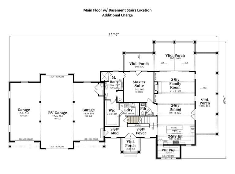 Barndominium Plan - 2,664 Square Feet, 3 Bedrooms, 2.5 Bathrooms ...