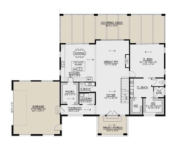 Contemporary Plan - 3,336 Square Feet, 3 Bedrooms, 2.5 Bathrooms ...