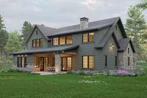 Modern Transitional Plan - 4,122 Square Feet, 5 Bedrooms, 3.5 Bathrooms ...