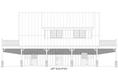 Barn Plan - 1,323 Square Feet, 1 Bedroom, 2 Bathrooms | Floor Plan #940 ...