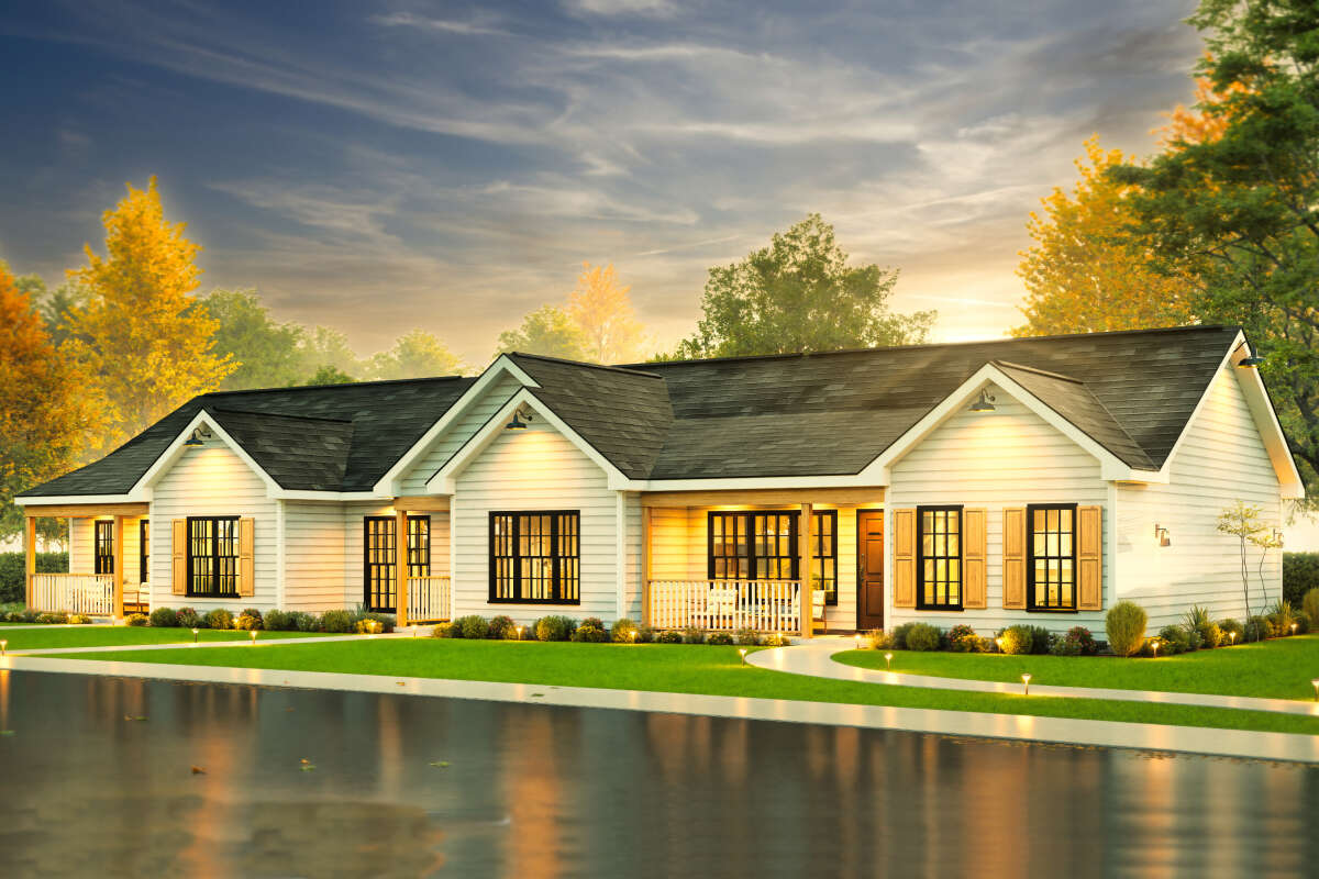 Traditional Triplex Plan - 841 Square Feet, 1 Bedroom, 1 Bathroom ...