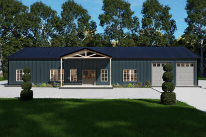Barndominium Plan - 2,743 Square Feet, 3-4 Bedrooms, 2.5 Bathrooms ...