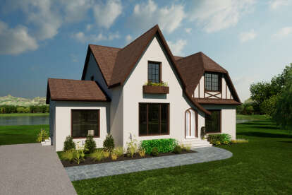 Tudor Plan - 2,829 Square Feet, 3-4 Bedrooms, 2.5 Bathrooms | Floor ...
