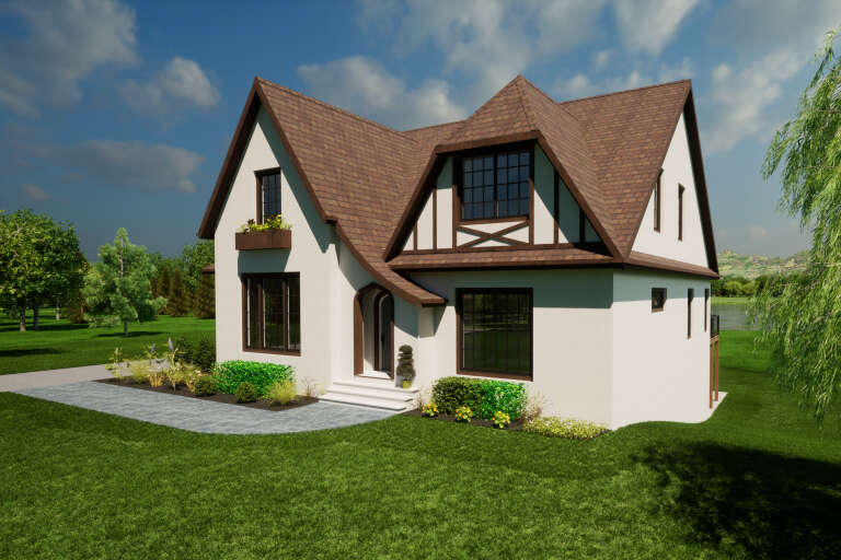 Tudor Plan - 2,829 Square Feet, 3-4 Bedrooms, 2.5 Bathrooms | Floor ...