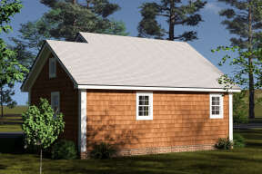 Cottage Plan - 384 Square Feet, 1 Bedroom, 1 Bathroom | Floor Plan ...