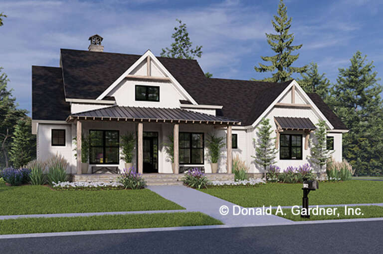 Modern Farmhouse Plan - 2,259 Square Feet, 5 Bedrooms, 3 Bathrooms ...
