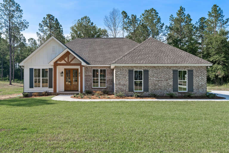 Modern Farmhouse Plan - 1,880 Square Feet, 4 Bedrooms, 2 Bathrooms ...