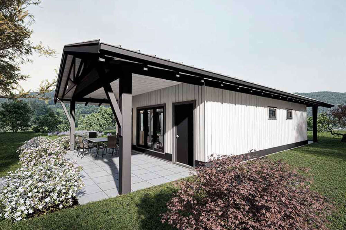 Contemporary Plan - 754 Square Feet, 2 Bedrooms, 1 Bathroom | Floor ...