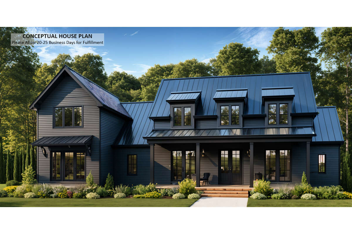 Modern Farmhouse Plan - 3,010 Square Feet, 3-4 Bedrooms, 2.5 Bathrooms | Floor Plan #6849-00175 ...