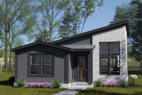 Contemporary Plan - 751 Square Feet, 2 Bedrooms, 1 Bathroom | Floor ...